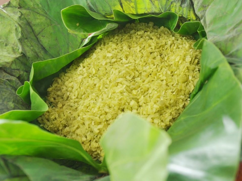 How To Make Green Rice Sweet Soup - HA Food Tours